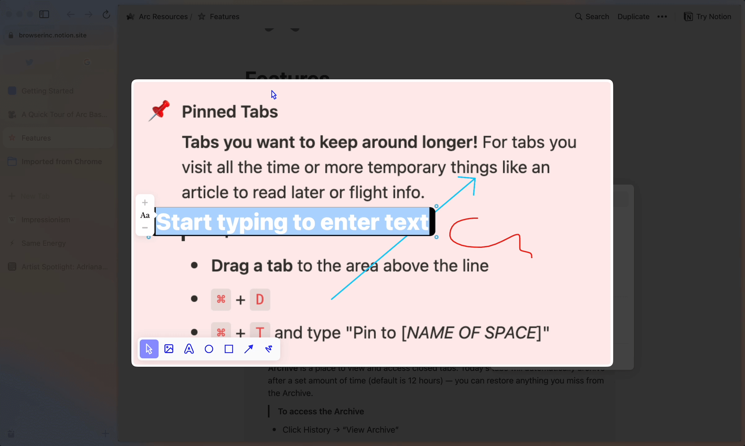 Arc Browser | UI, UX Design | SaaS | Application Design | saas ui